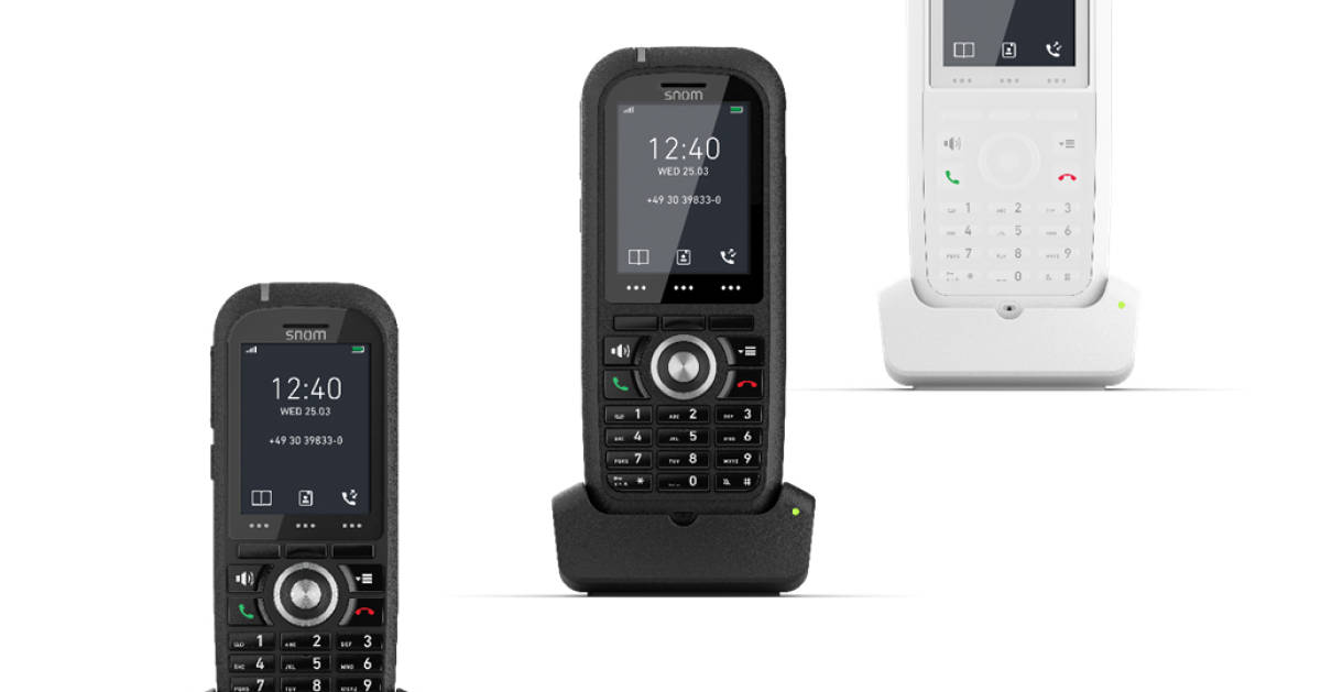 Snom zeigt drei neue Handsets und Basisstation M900 - telecom-handel.de
